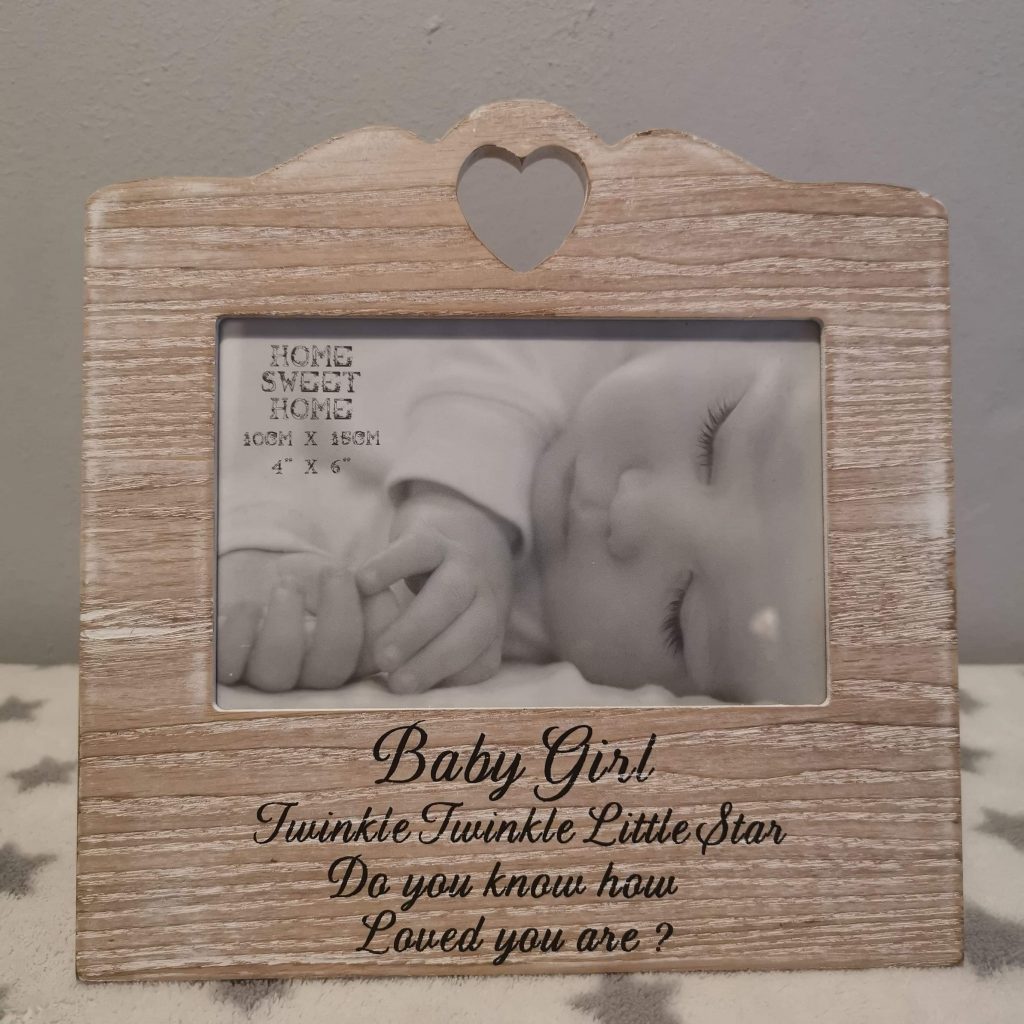 Baby Girl Photo Frame - My Style Home Decor